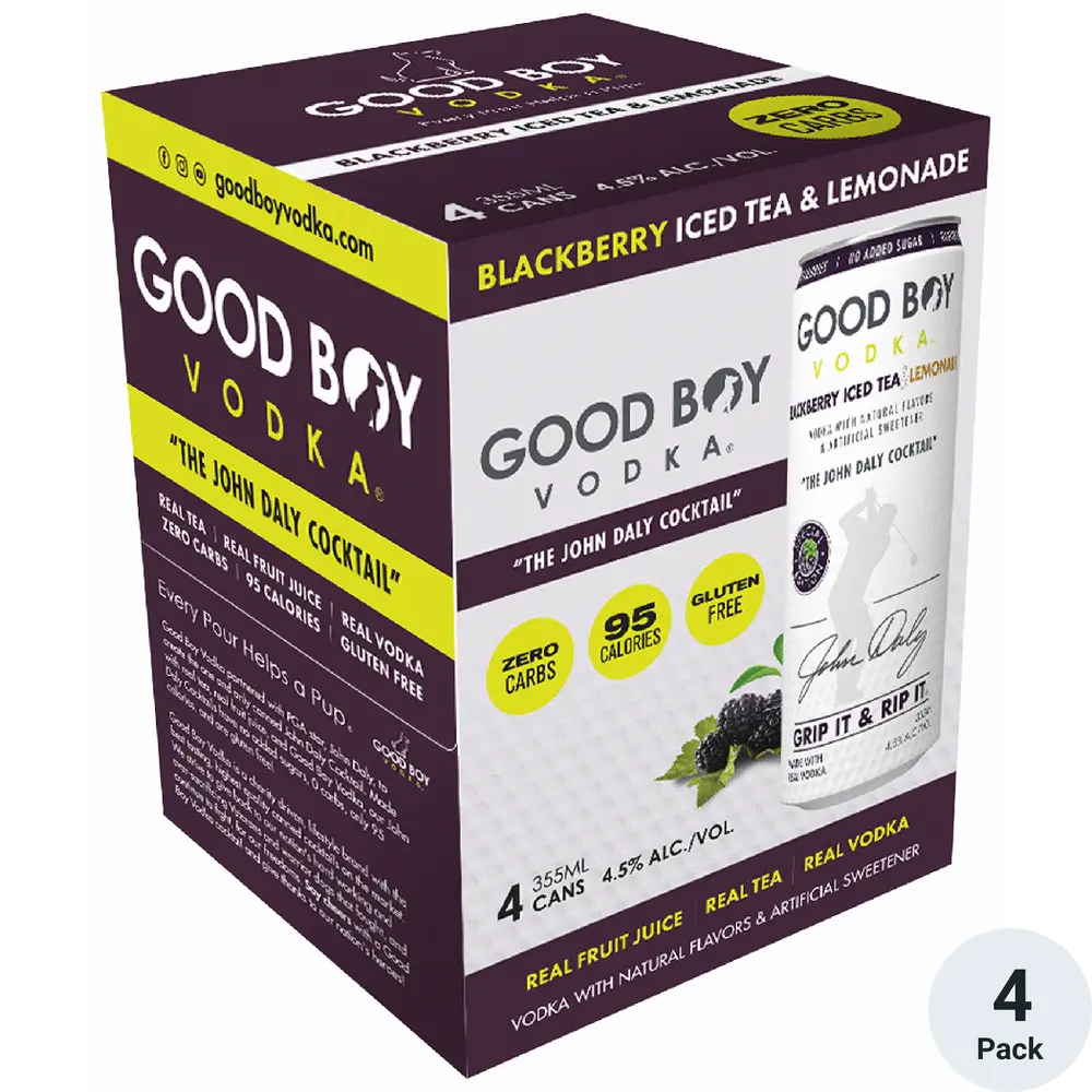 Good Boy 4pk Blackberry Cocktails – Industrial Park Marathon